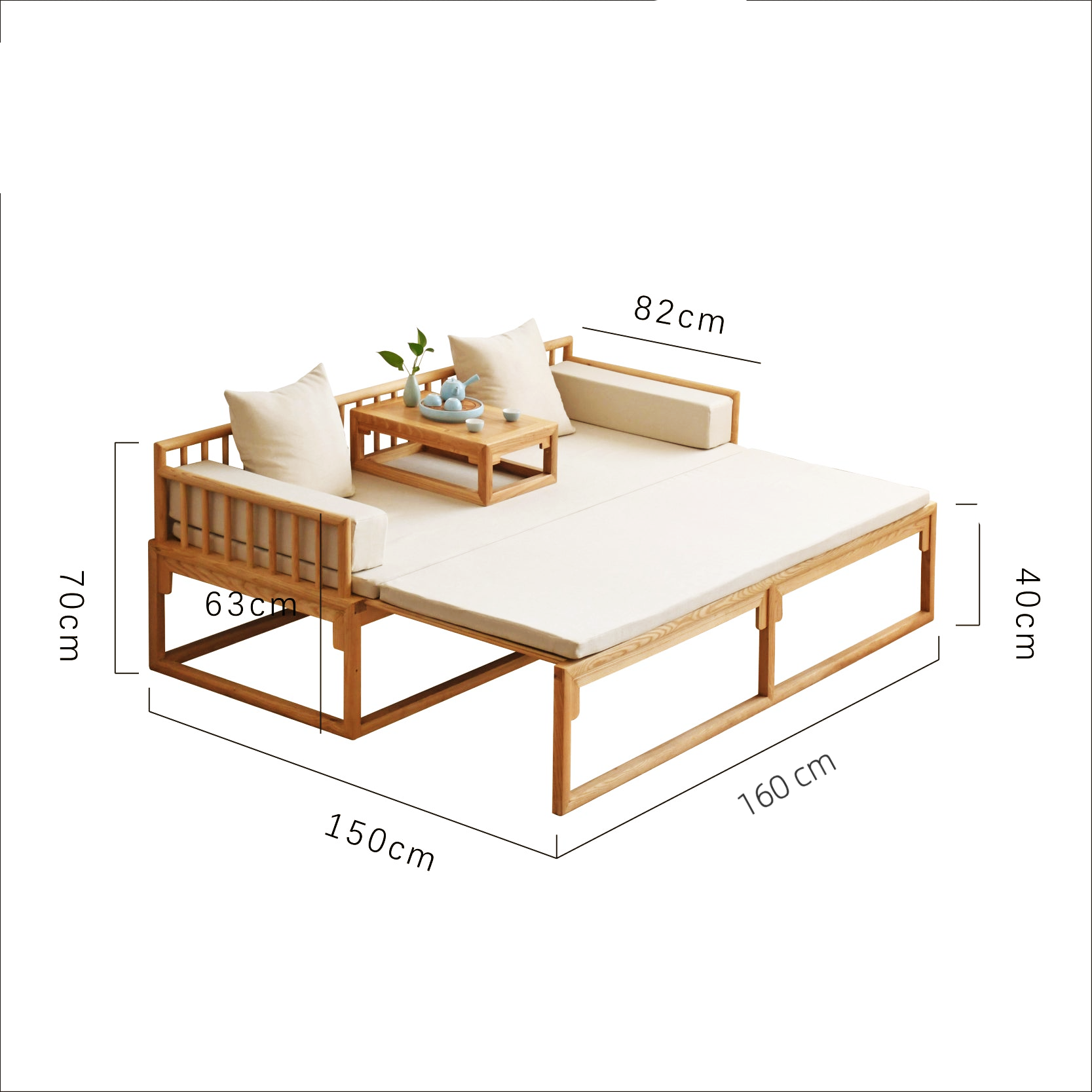 LaFloria® Extendable Sofa Bed/ Free Shipping/ Foldable Sofa Bed/ Fold ...