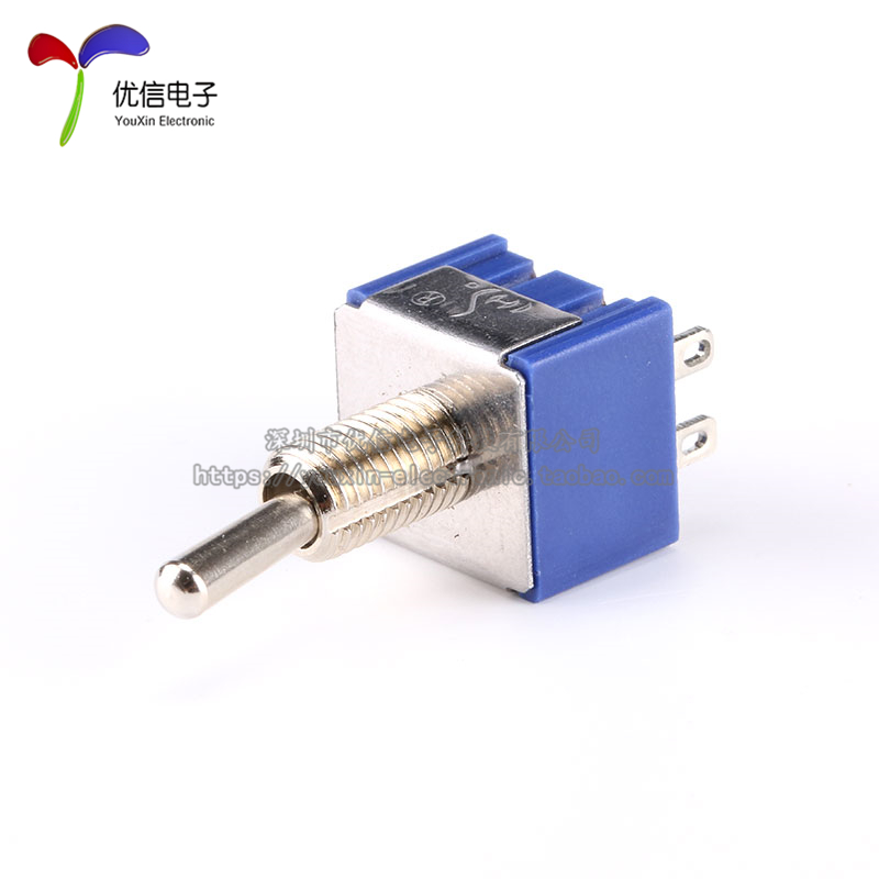 【TopazTrove】Button switch toggle switch double pole double throw 6 feet 2 gear switch MTS 202 ...