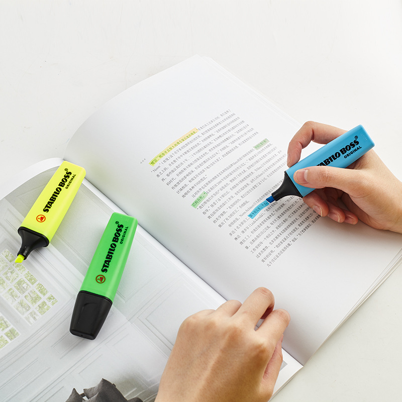 【The Quiet Page】1pc Stabilo Fluorescent Pen Mini Colorful Candy Color ...