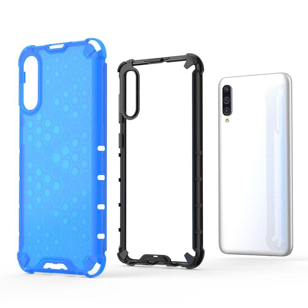 Samsung Galaxy A50 Case, EABUY Honeycomb Box PC + TPU Translucent Case ...