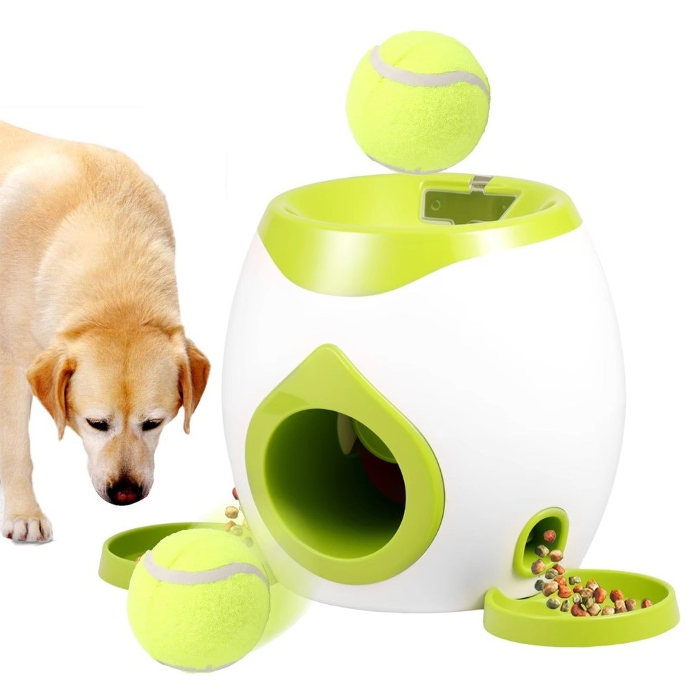 Slow Food Toys 2 in Pet Feeding Machine Automatic Interactive Toy ...