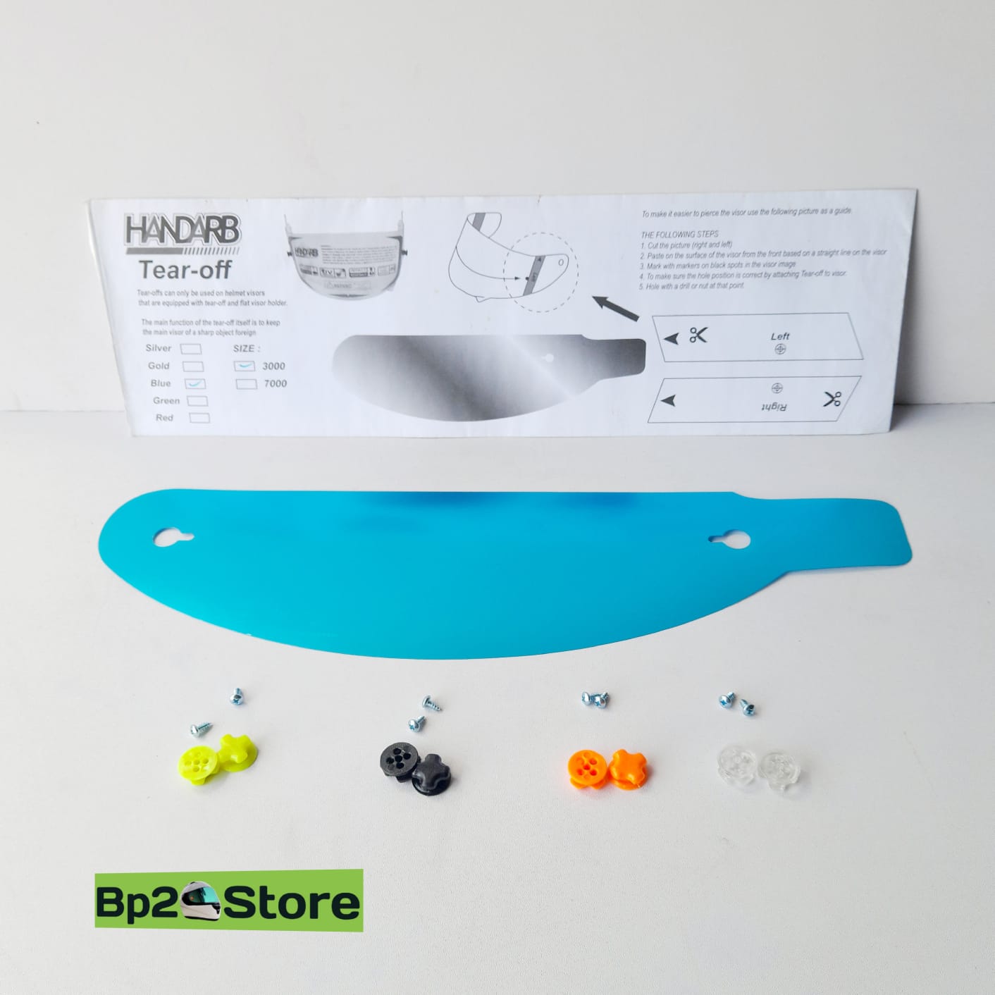 Pelindung Visor Tear Off Helm NHK Terminator / NHK GP1000 Plus Tear Off ...