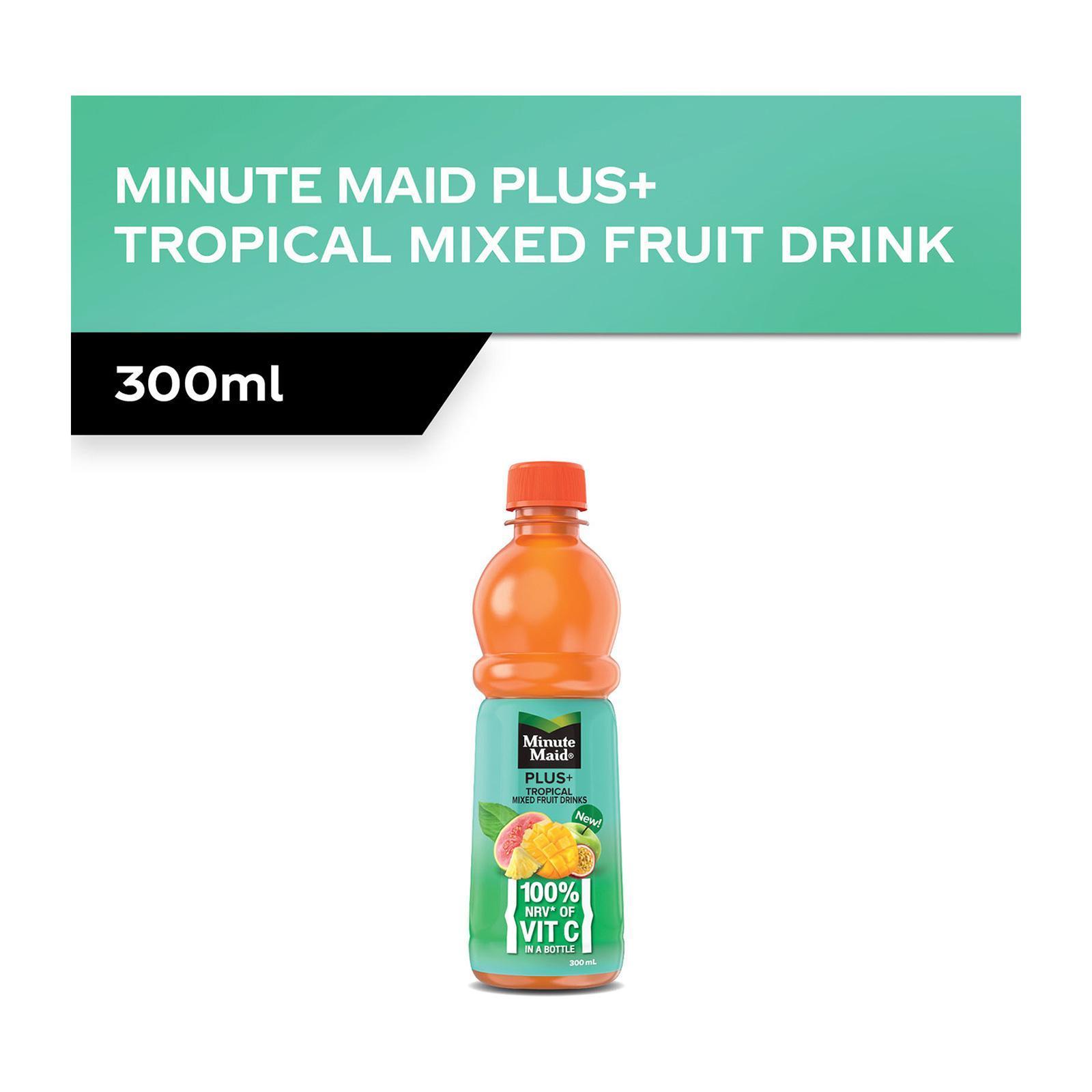 Minute Maid PLUS+ Tropical Mixed Fruit Drink (300ML) | Lazada Singapore