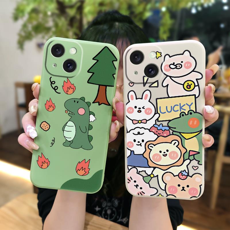 protective Durable Phone Case For iphone15 Solid color Waterproof TPU ...