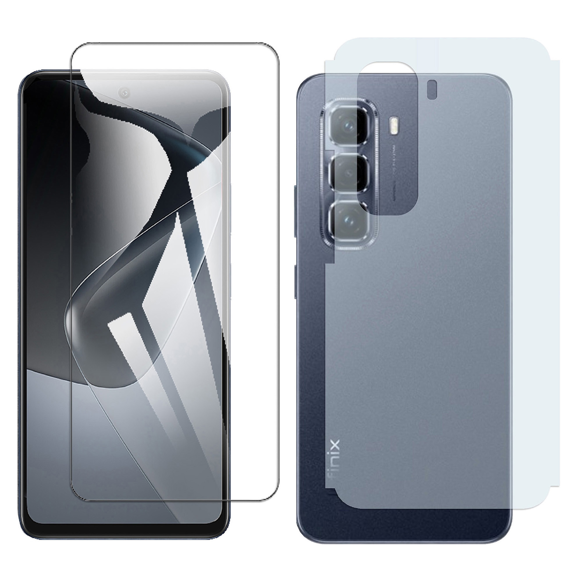 Infinix Hot 50 Pro Glass Screen Protector Premium High Quality Polish ...