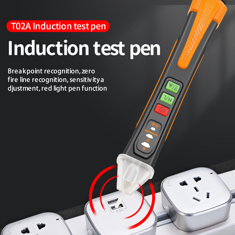 Voltage Smart Non-Contact Voltage Tester Pen Meter 12-1000v Current ...