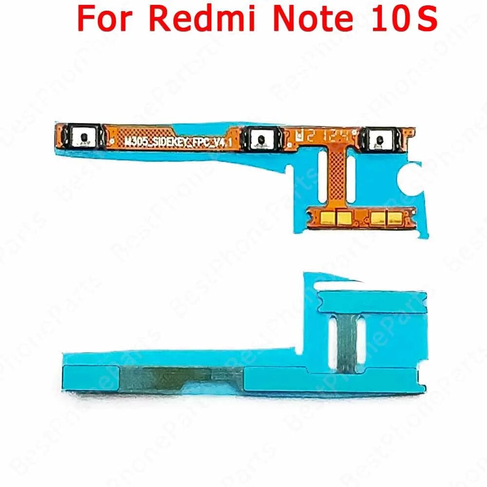 For Xiaomi Redmi Note 10 10S 11 Pro 5G 11S Side Button Repair Power On ...