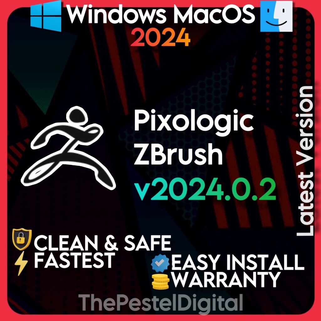 Pixologic ZBrush Latest Full Version || Windows MacOS || 2024 | Lazada