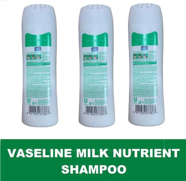 Vaseline Thick & Shiny Milk Nutrient Shampoo With Amino Rich Milk ...