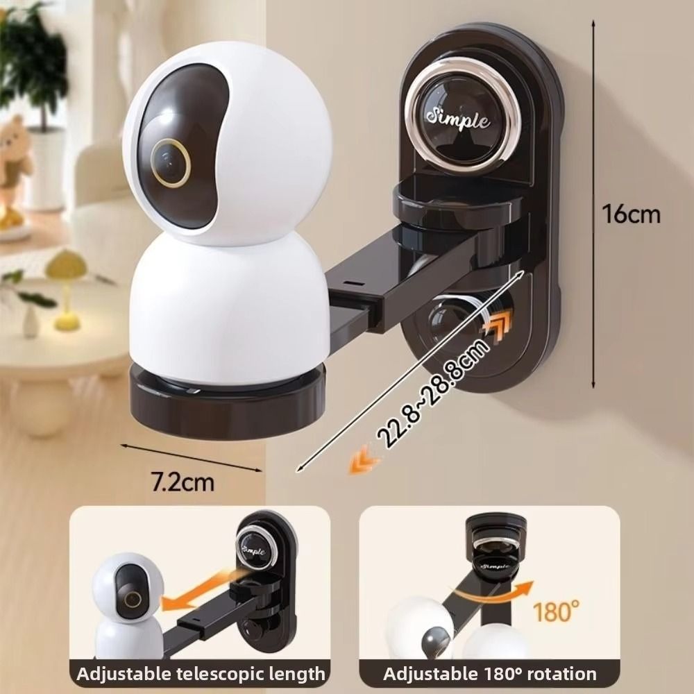 Stable Adjustable Suction Cup Camera Holder Rotating Retractable ...