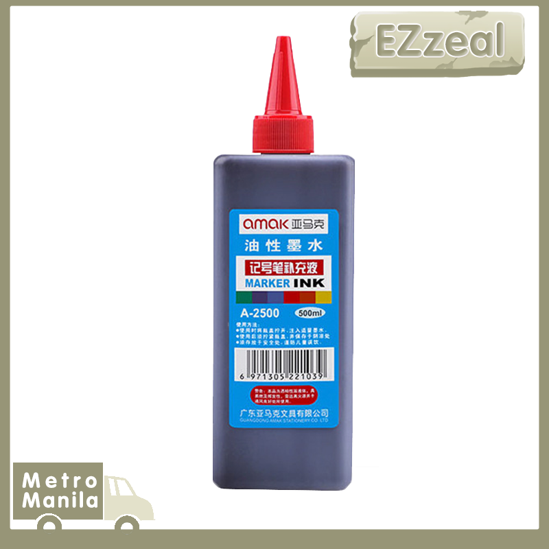 500ml/Bottle Not Erasable Whiteboard Pen Refill Liquid Refill Ink ...