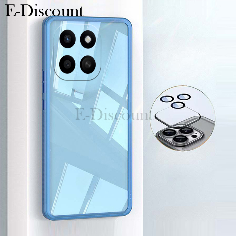 New Phone case Honor X8C Back cover Camera Protection Semi Transparent ...