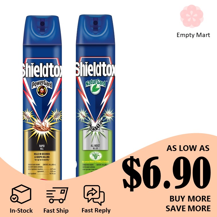 Shieldtox PowerGard / NaturGard Insecticide Aerosol Spray | Lazada ...