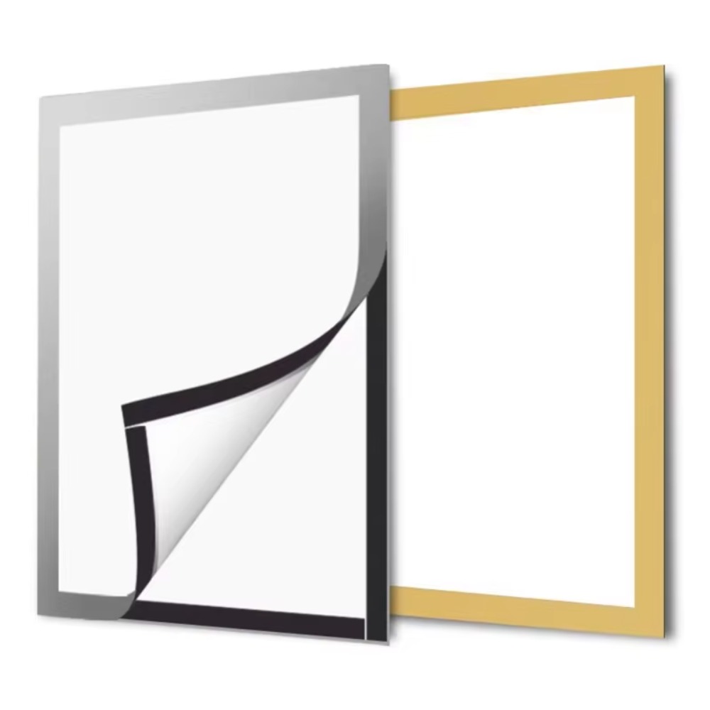 3PCS Advertisement Sign Frame Wall Mount Magnetic Picture Frame ...
