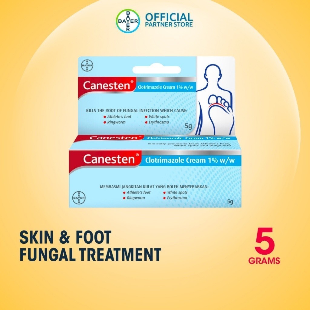 Canesten Clotrimazole 1% (Encube) For Antifungal (5g/10g/20g) | Lazada