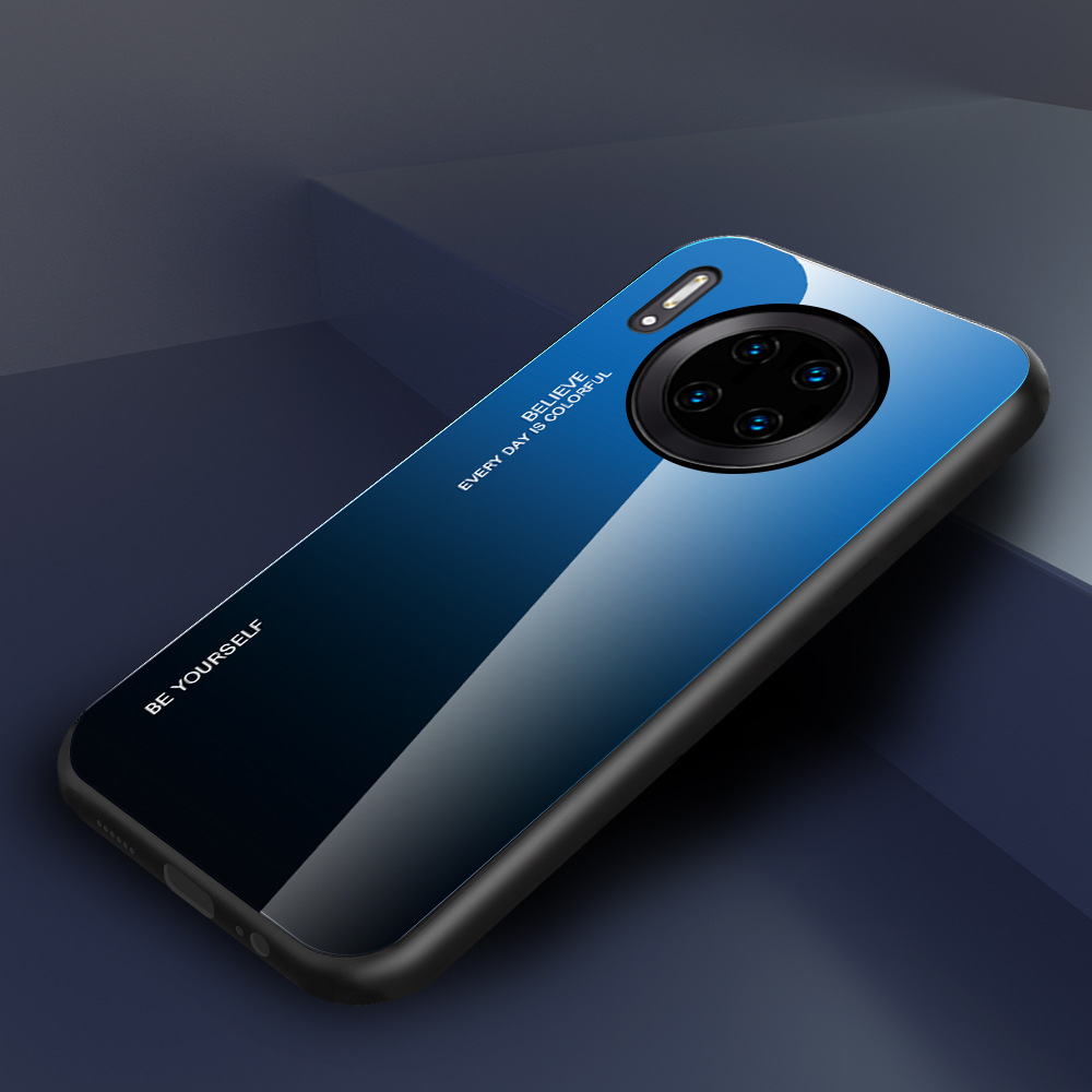 Huawei Mate 30 Pro Phone Case,Glass Shockproof Phone Case Cover for ...