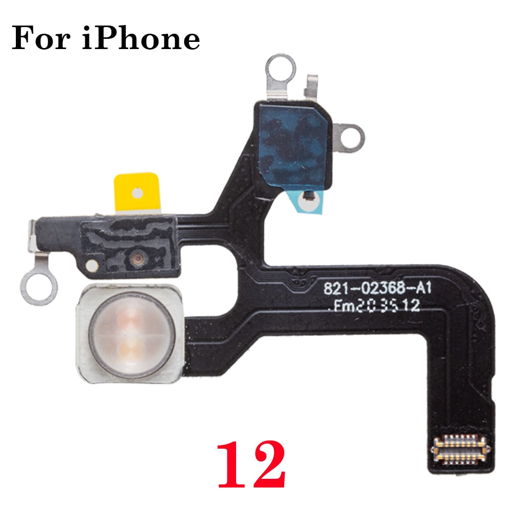 LED Flash Light Sensor Flex Cable Replacement For iPhone 11 12 13 14 ...