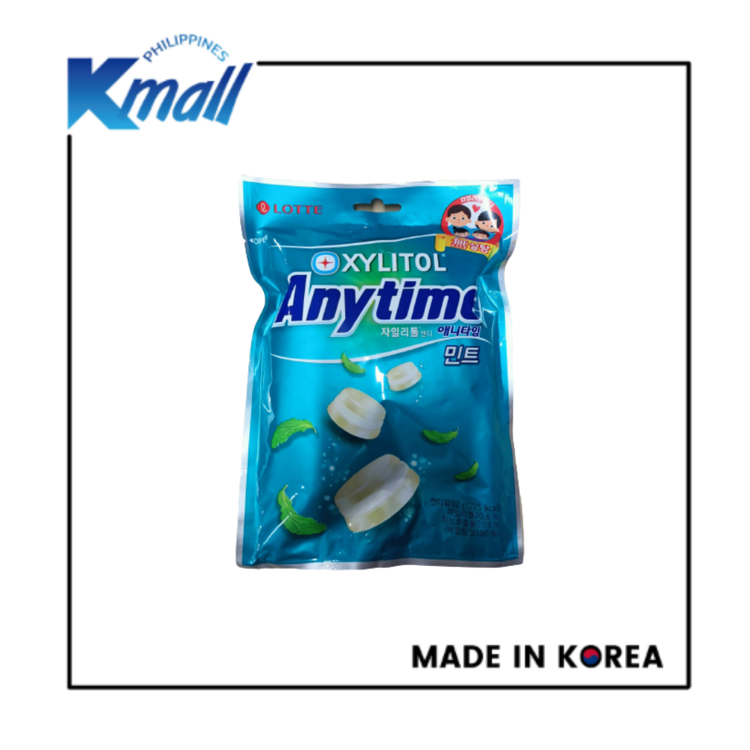 LOTTE Anytime Milk Korean Mint Candy 92g | Lazada PH