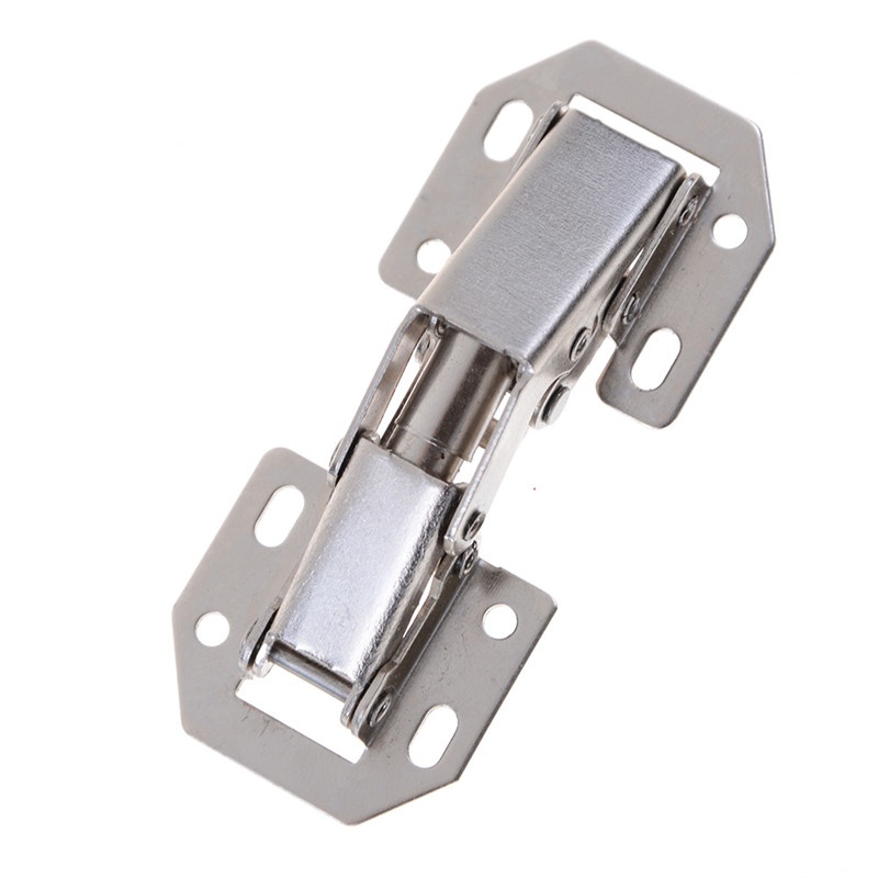3 Inch No-Drilling Hole Cabinet Hinge Spring Frog Hinge Full Overlay ...