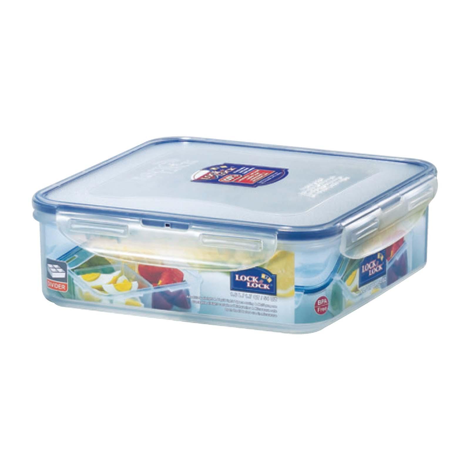 LocknLock 1.6L Divider PP Microwave Airtight Stackable Classic Food ...