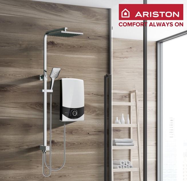 Ariston Aures Smart instant Heater with Rain Shower | Lazada Singapore